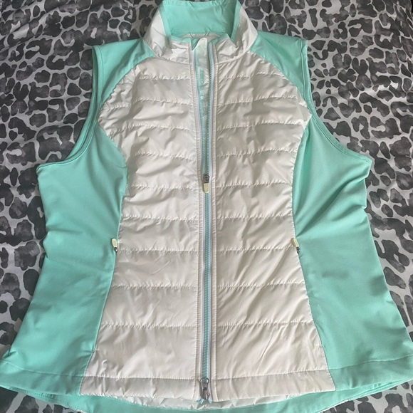 zero restriction | Jackets & Coats | Zero Restriction Golf Zip Front Puffer Vest Ladies Xl ...